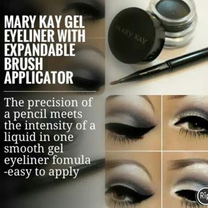 Mary Kay | Makeup | Nwt Mk Gel Eyeliner W Expandable Brush Applicator ...